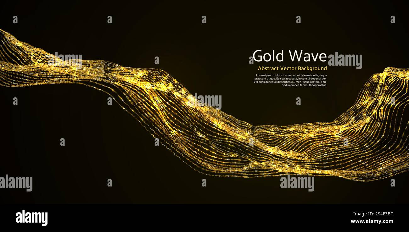Abstract wavy lines in yellow hi-res stock photography and images - Alamy