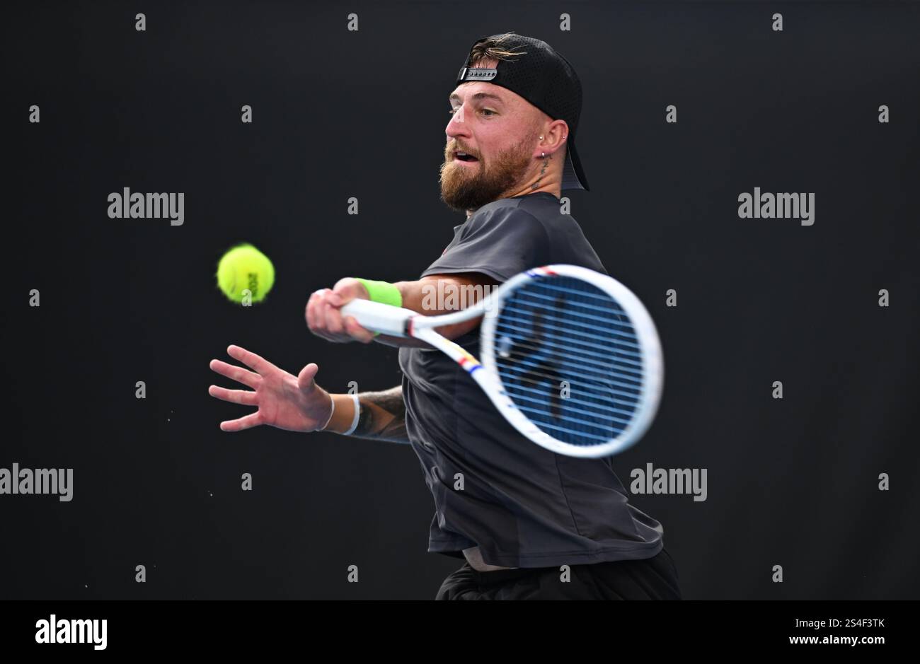 Melbourne, Australia. 12th Jan, 2025. Omar Jasika of Australia ...