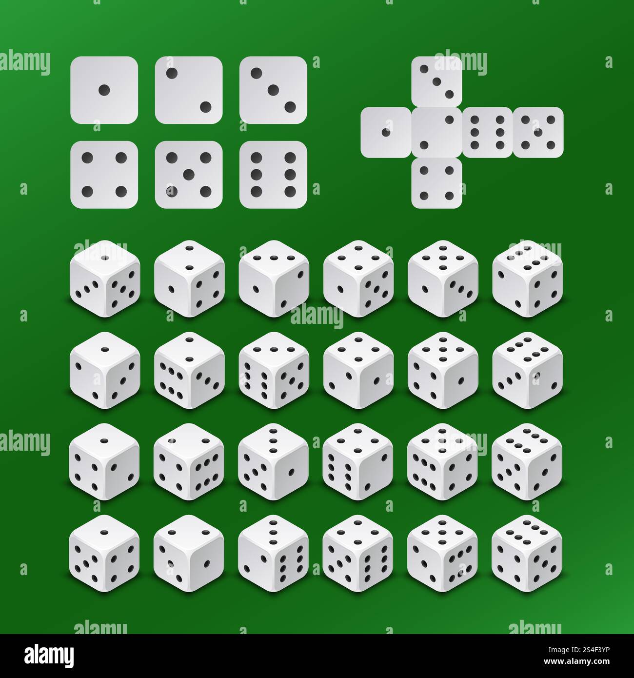 Dice six in form Stock Vector Images - Alamy