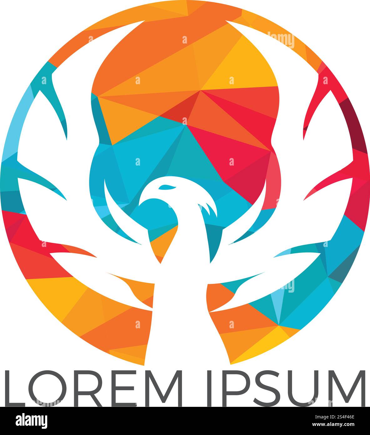 Phoenix logo design. Creative logo of mythological bird Stock Vector Image & Art - Alamy