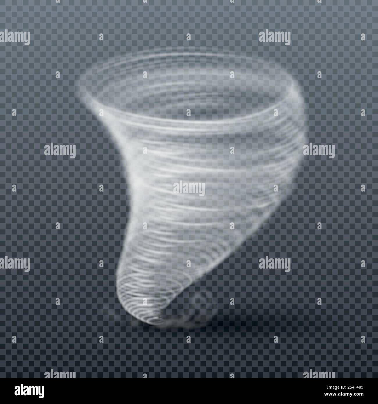 Tornado storm isolated. Realistic twister vector illustration. Tornado ...