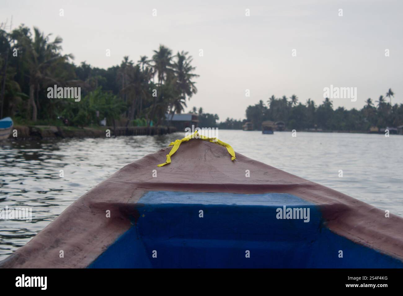 A boat ride along the Alappuzha backwaters and Vembanad lake in the ...