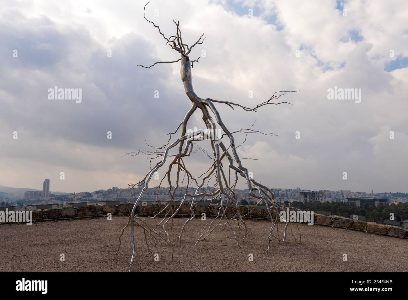 Art installation created by American artist, Roxy Paine entitled ...