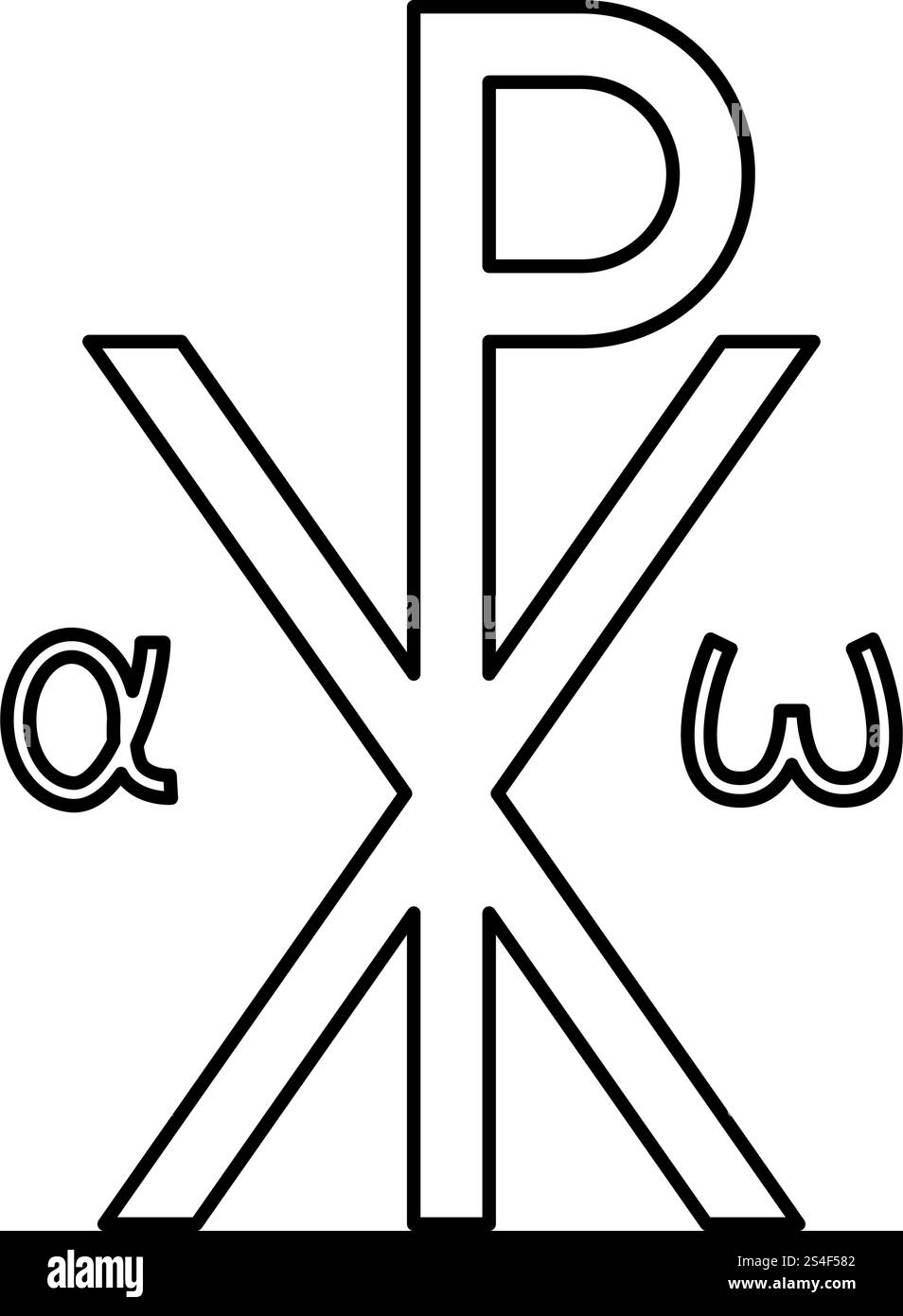 Crismon symbol Cross monogram Xi Hi Ro Konstantin Symbol Saint Pastor ...