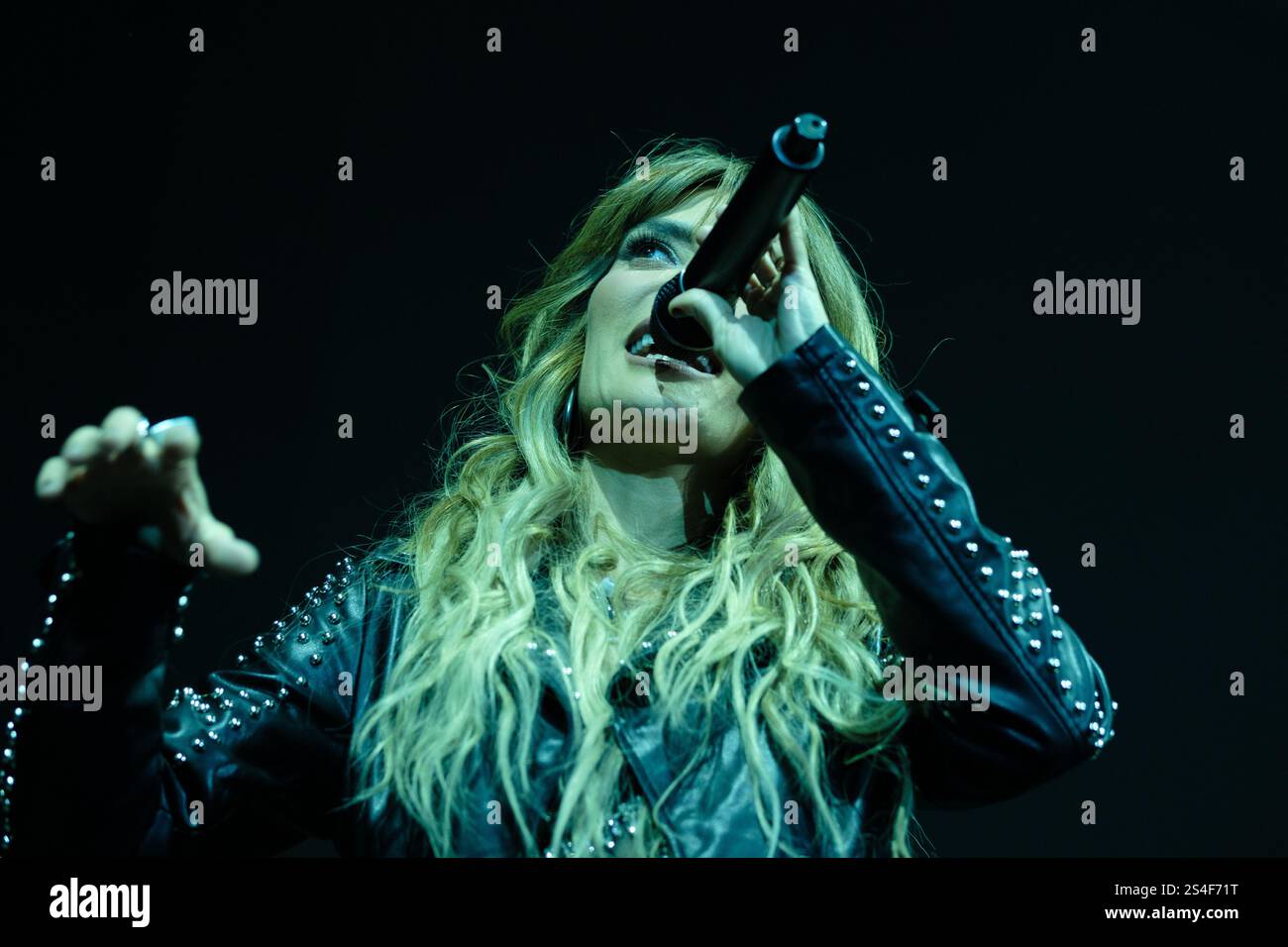 Singer Kany Garcia performs at Movistar Arena on Madrid 11 January 2025 ...