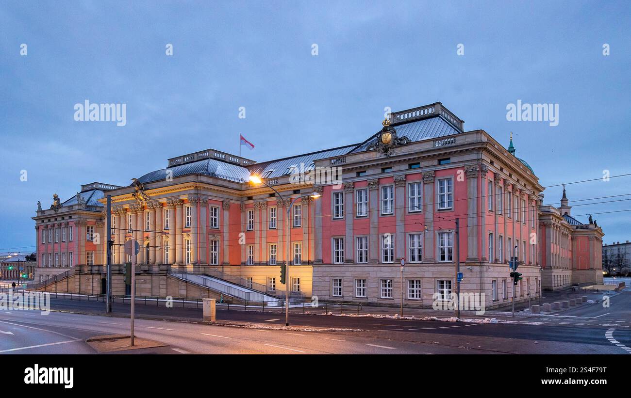 Brandenburger Landtag, Potsdam, 11.01.2024 Landtagsgebäude in Potsdam ...