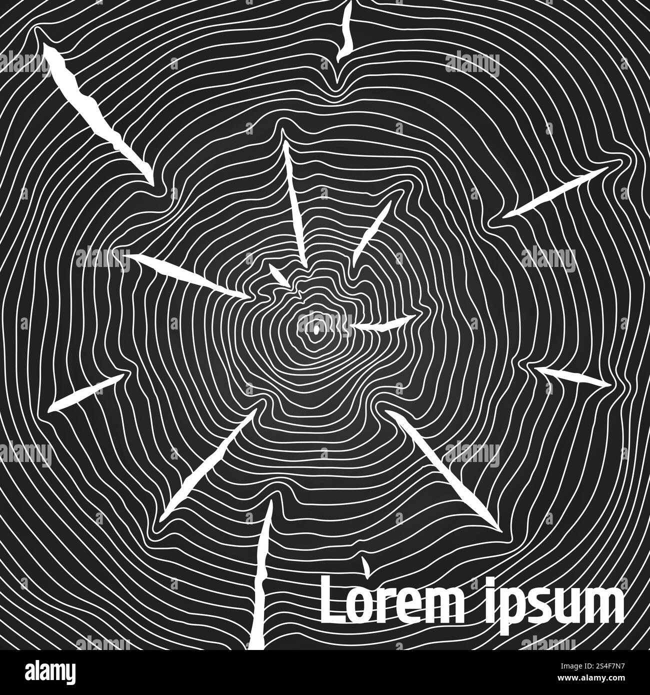 Tree ring concept Black and White Stock Photos & Images - Alamy