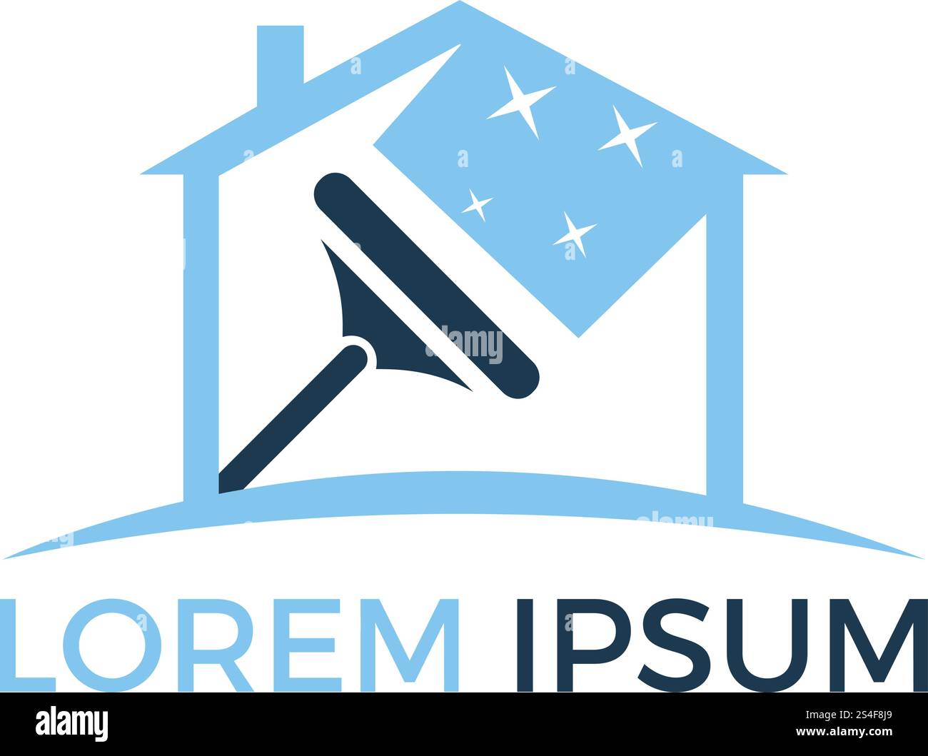 Cleaning company logo design. Cleaning house logo design Stock Vector ...