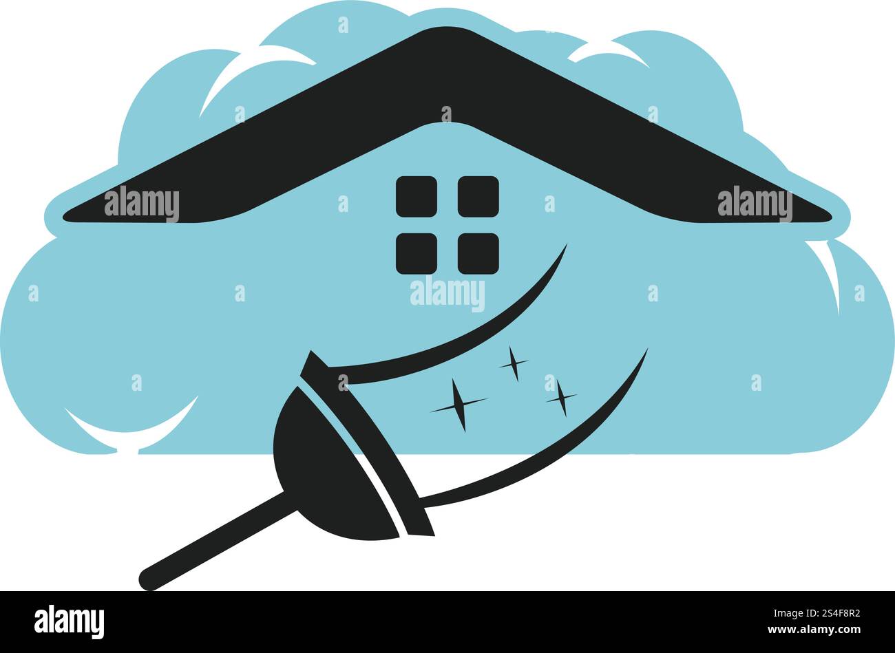 Cloud cleaning logo design. Cleaning Service Logo Design Stock Vector Image & Art - Alamy