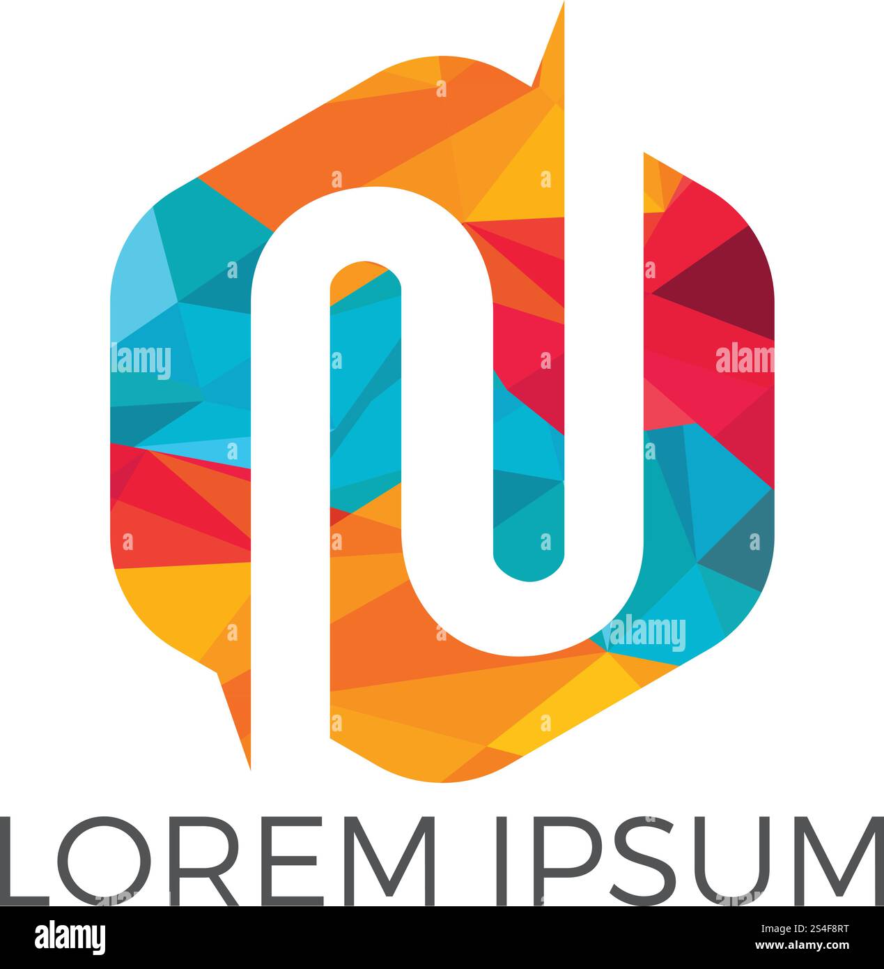 Creative letter N logo design Stock Vector Image & Art - Alamy