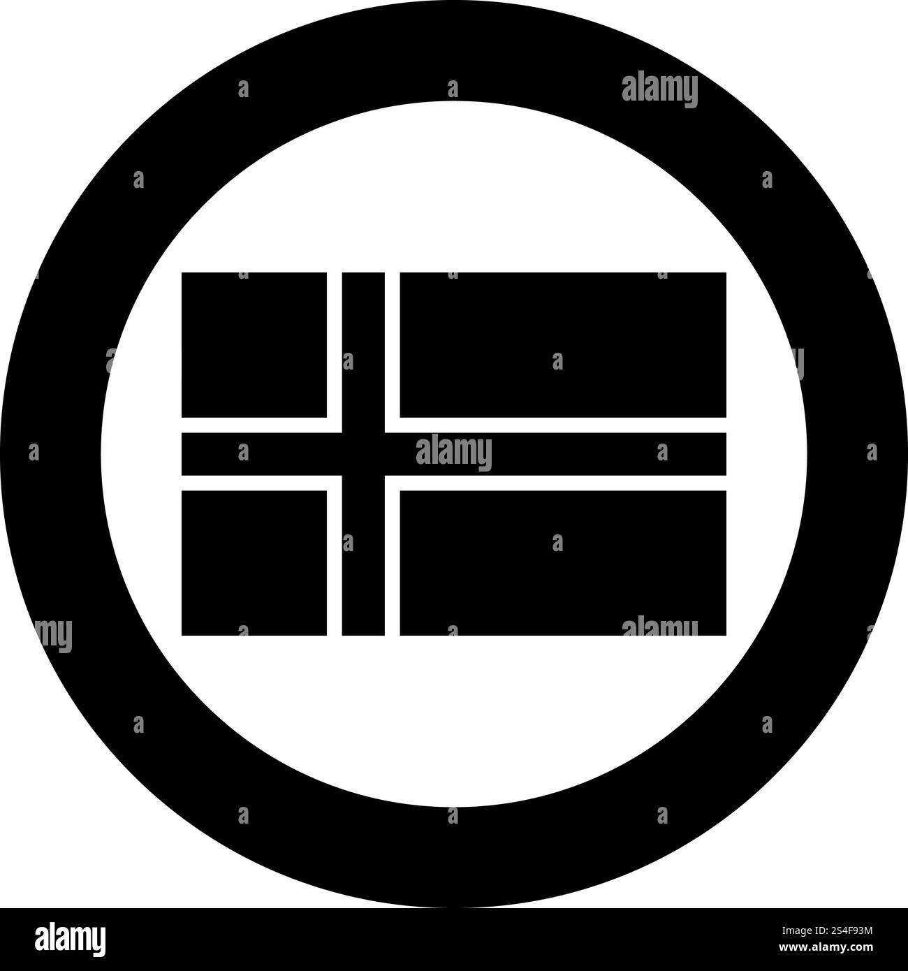 Norway round flag icon Black and White Stock Photos & Images - Alamy