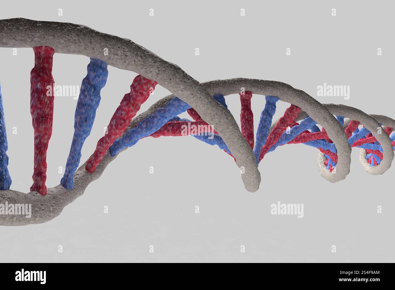Model of DNA structure. 3d render image Stock Photo - Alamy
