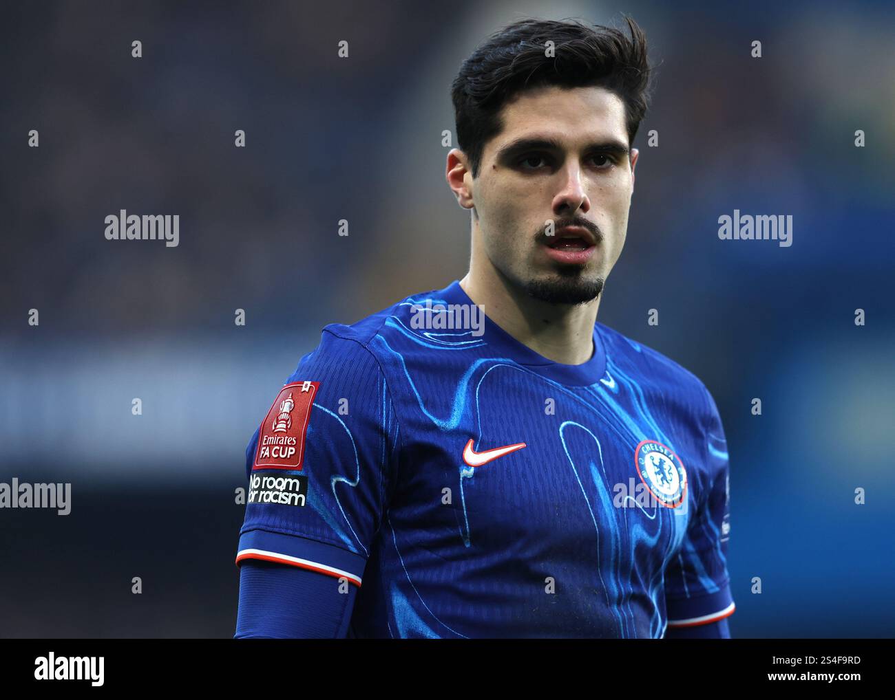 London, England, 11th January 2025. Pedro Neto of Chelsea during the FA ...