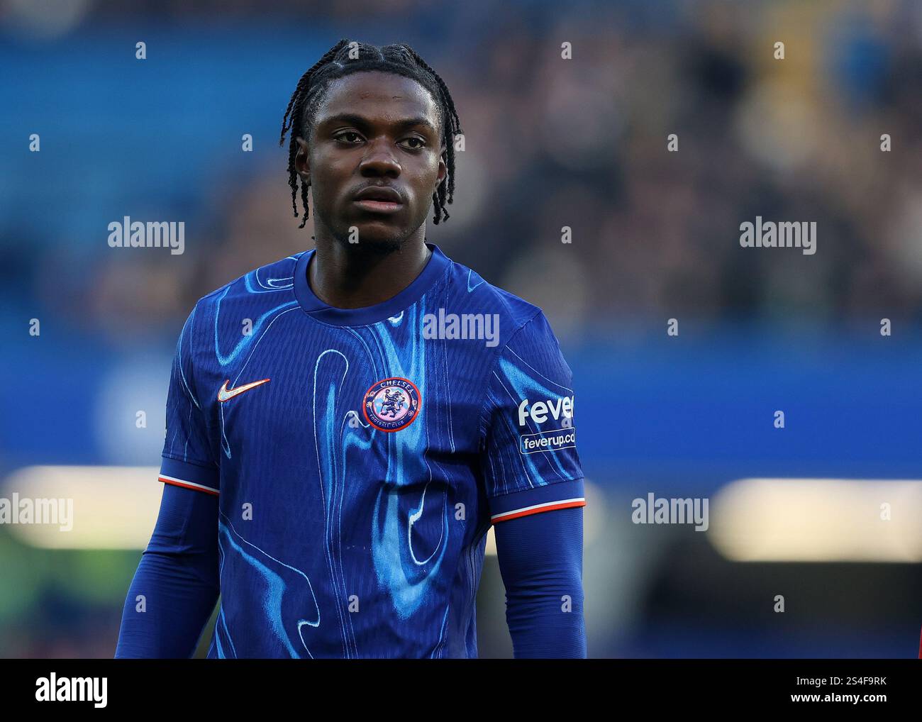 London, UK. 11th Jan, 2025. Romeo Lavia of Chelsea during the FA Cup ...
