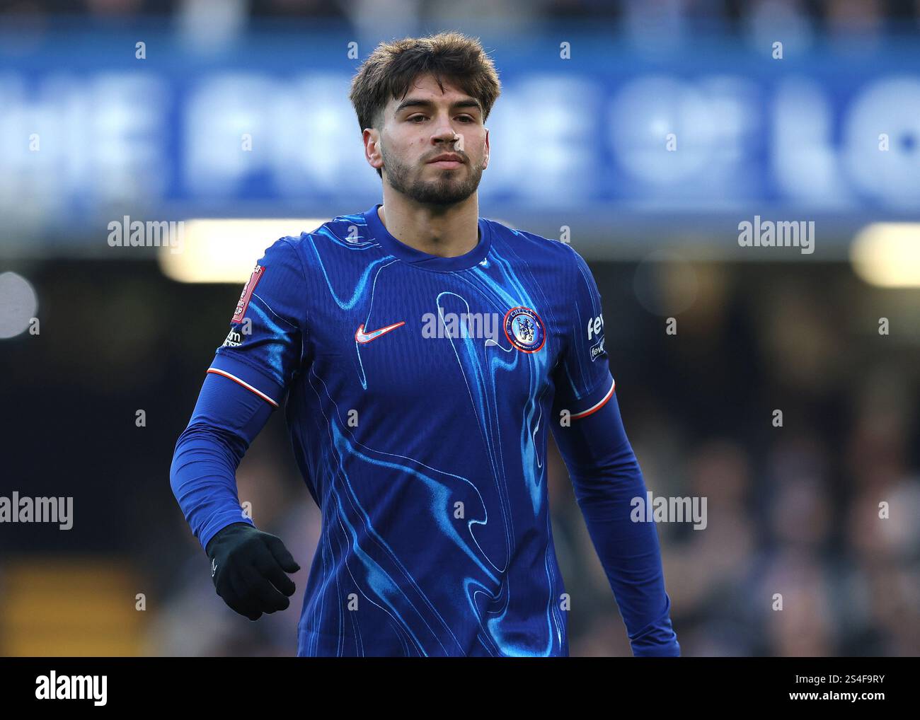 London, UK. 11th Jan, 2025. Marc Guiu of Chelsea during the FA Cup ...