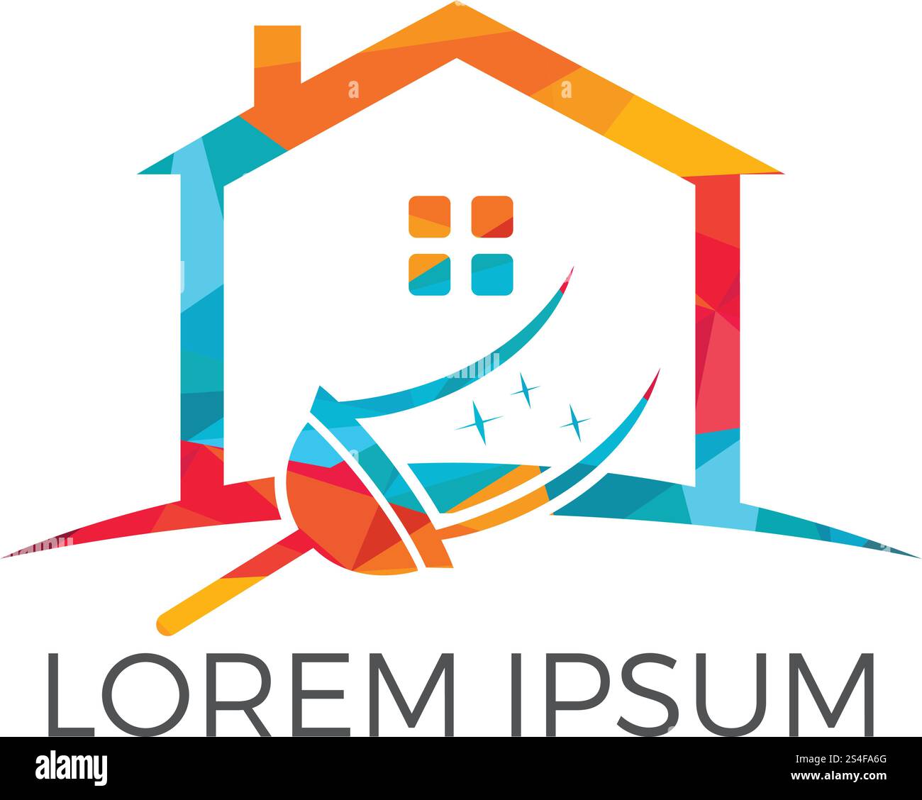 Home cleaning logo design. Cleaning service logo design Stock Vector ...