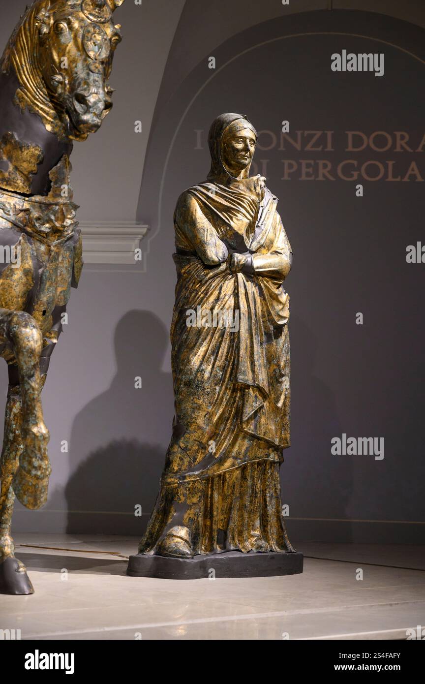 Pergola. Italy. The Pergola Bronzes (Bronzi di Pergola), Museo dei ...