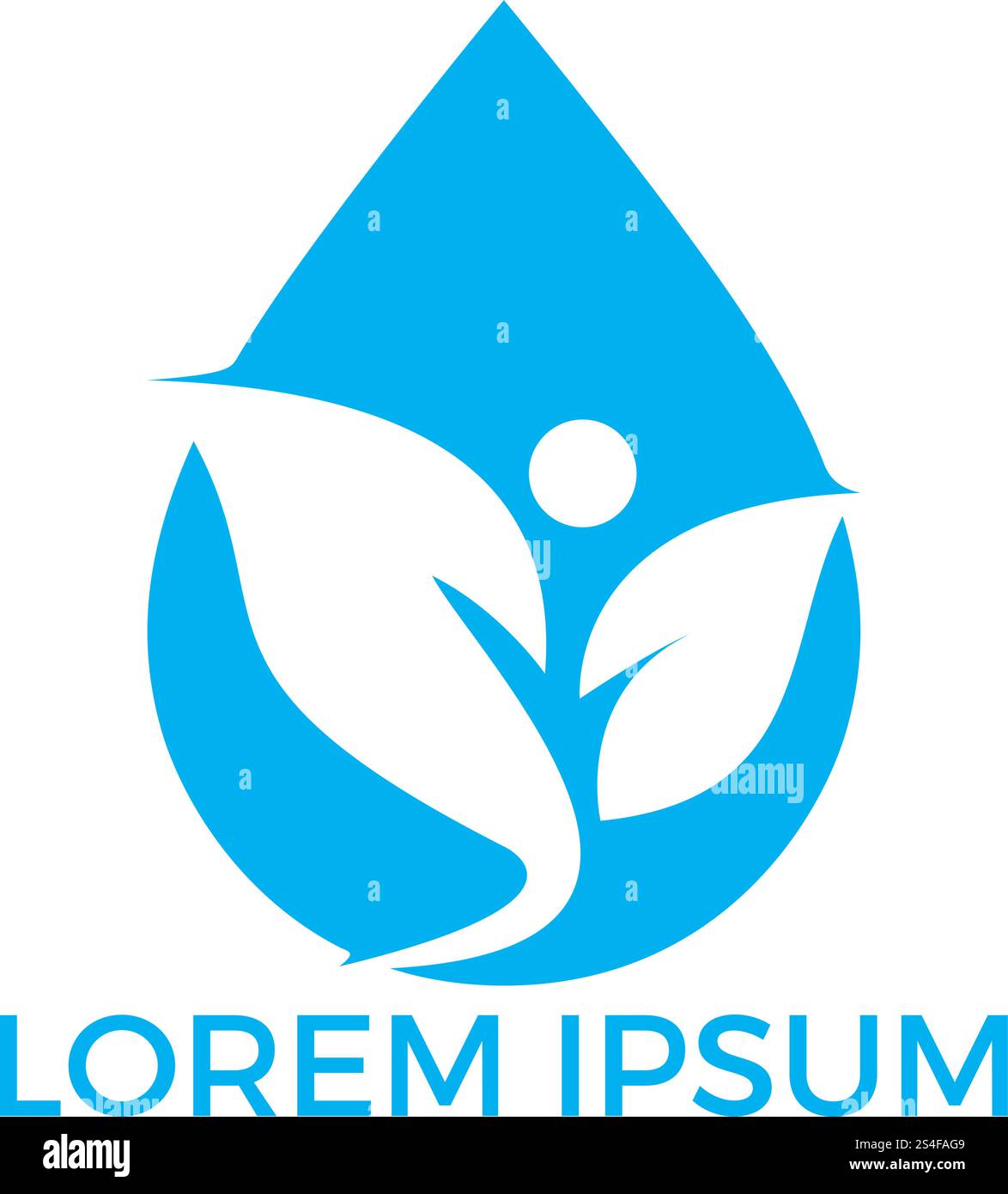 Vector spa water drop logo design. Environment and Natural logo. Water ...