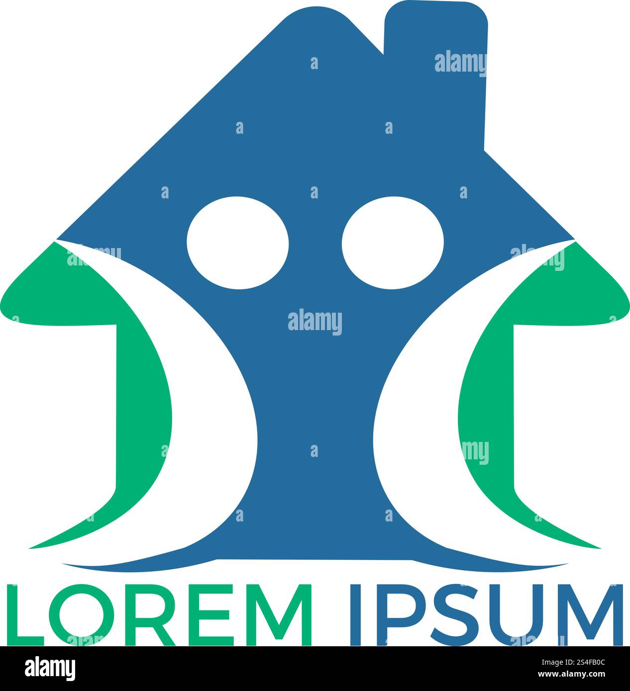 Happy family home logo design. Creative Abstract Characters Family ...