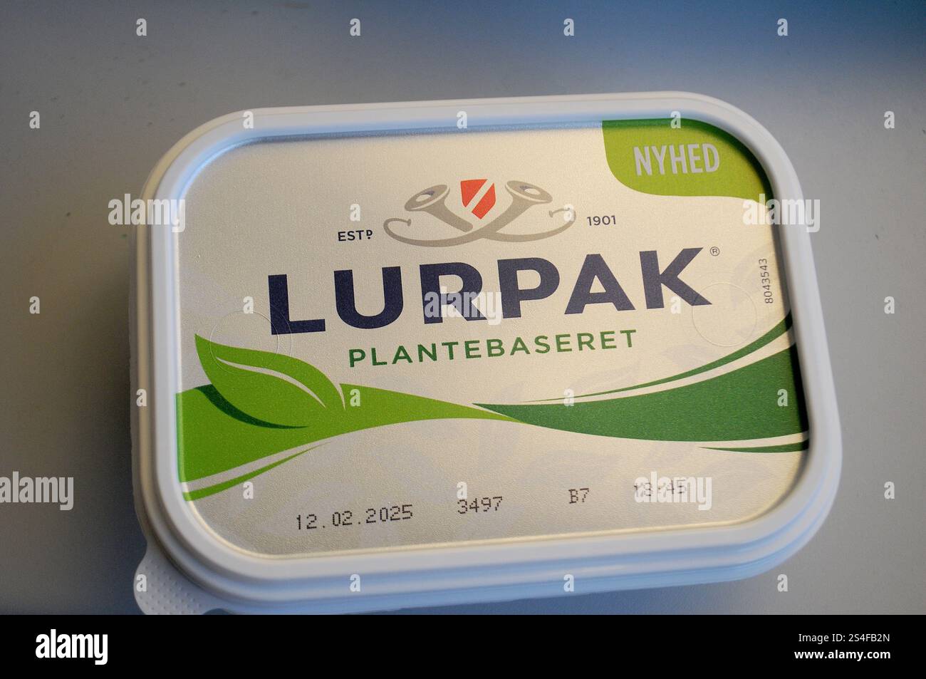 Copenhagen/ DenmarK/12 JANUARY 2025/ Denmark famous brand lurpak butter ...