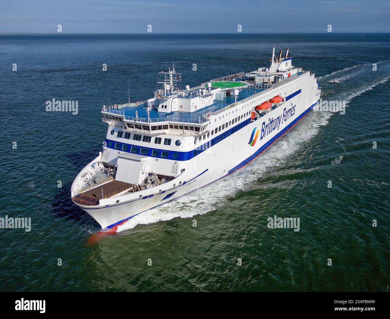 Galicia is an E-Flexer ferry operated by Brittany Ferries on the cross ...
