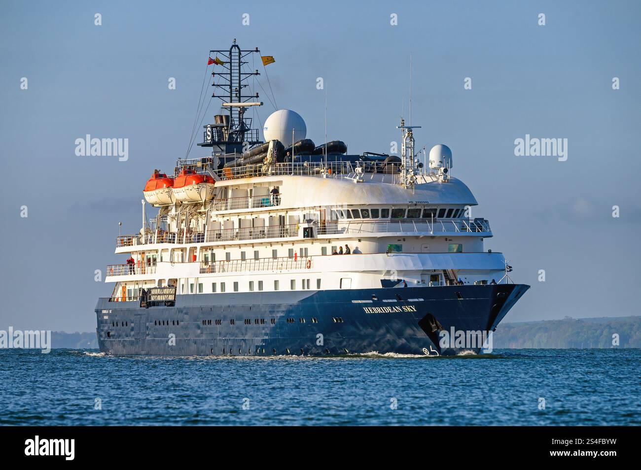 Hebridean Sky, a cruise ship operated by Noble Caledonia Stock Photo ...