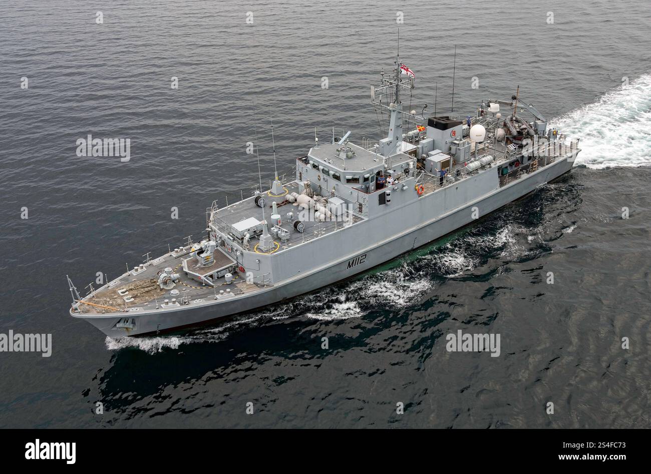 HMS Shoreham (M112), a Sandown class Single Role Mine Hunter (SRMH ...