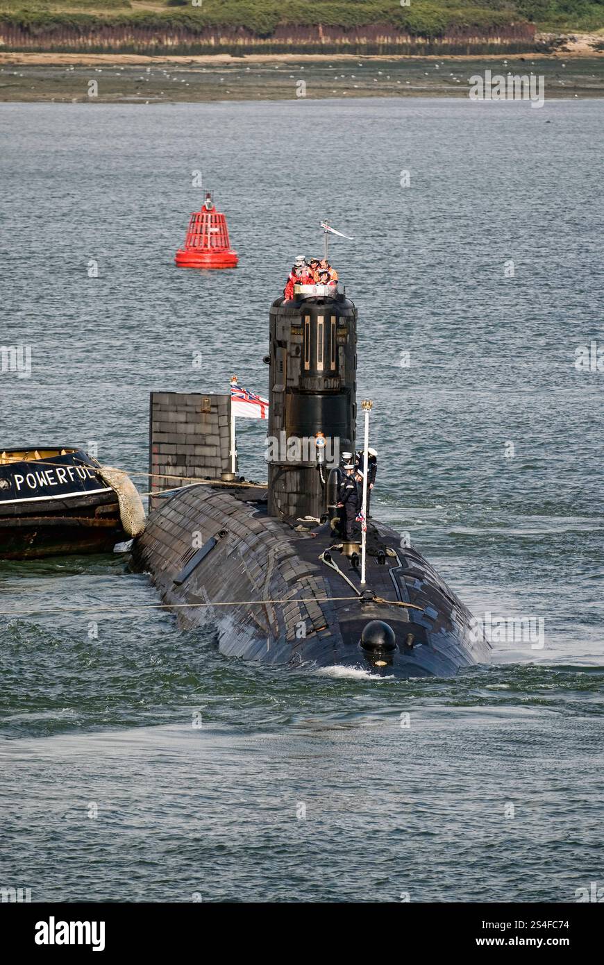 HMS Tireless (S88), a Trafalgar class nuclear-powered attack submarine ...