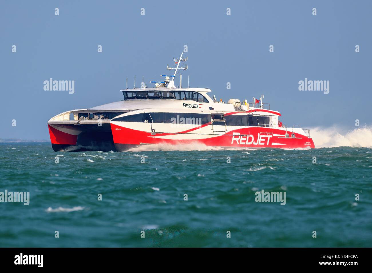 Red Jet 7 is a high-speed passenger ferry operated by Red Funnel ...