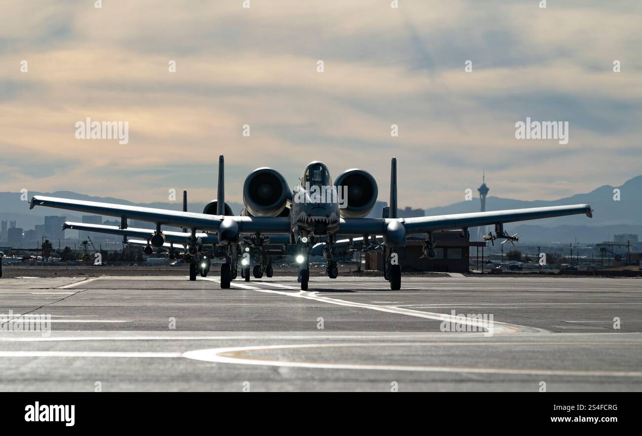A-10 Thunderbolt II aircraft assigned to the 23rd Wing, Moody Air Force ...
