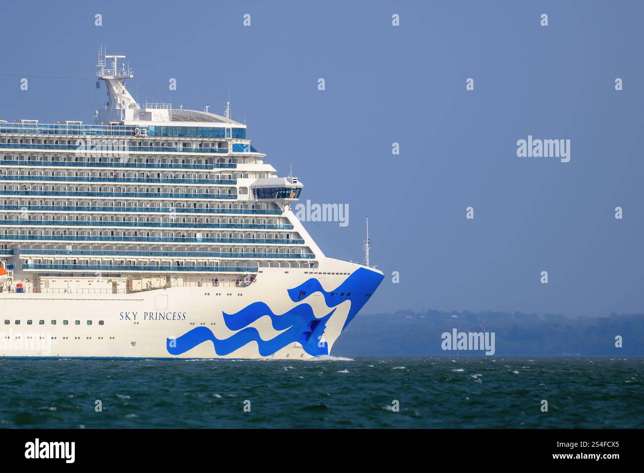 Princess Cruises' Sea Witch logo on the cruise ship Sky Princess ...