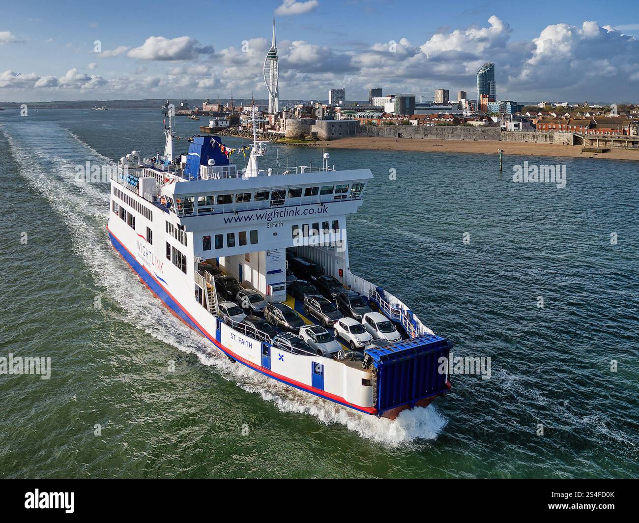 St. Faith is a ferry operated by Wightlink Ferries across the Solent ...