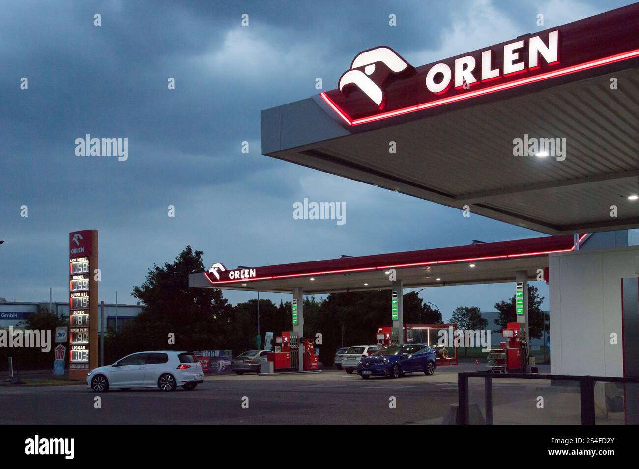 Germany orlen oil station hi-res stock photography and images - Alamy