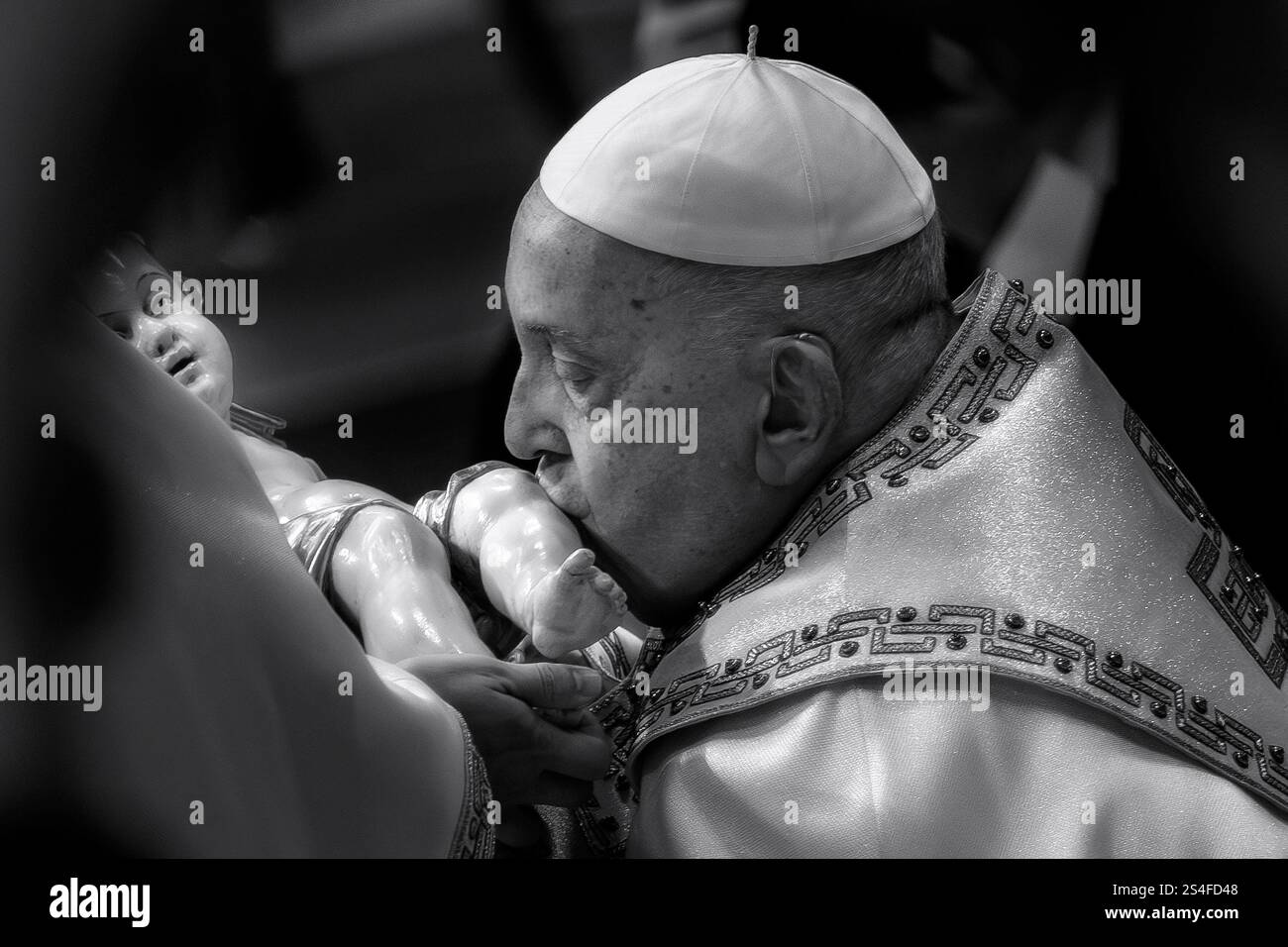 Vatican City, Vatican, 24 December 2024. Pope Francis presides over the ...