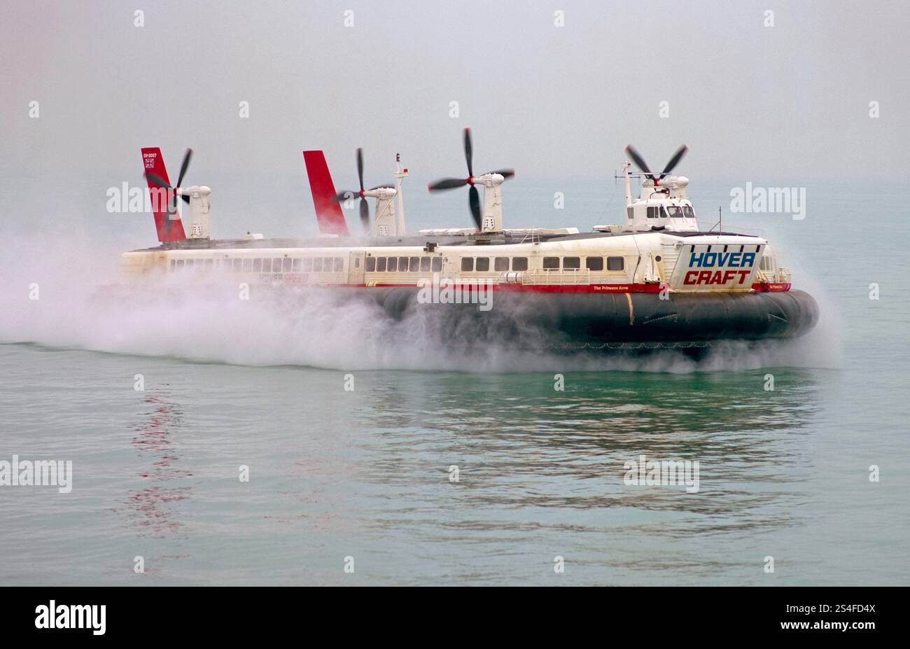 The Princess Anne, on a cross-Channel flight between Dover and Calais ...