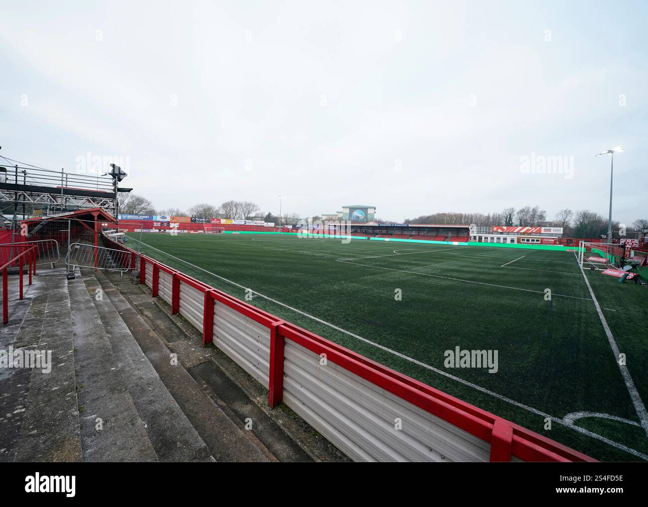 Tamworth, UK. 11th Jan, 2025. General view of the stadium during the FA ...