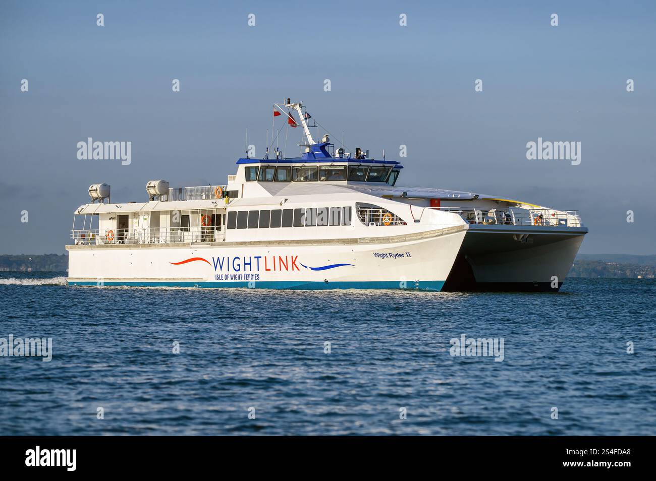 Wight Ryder II is a passenger ferry operated by Wightlink between ...