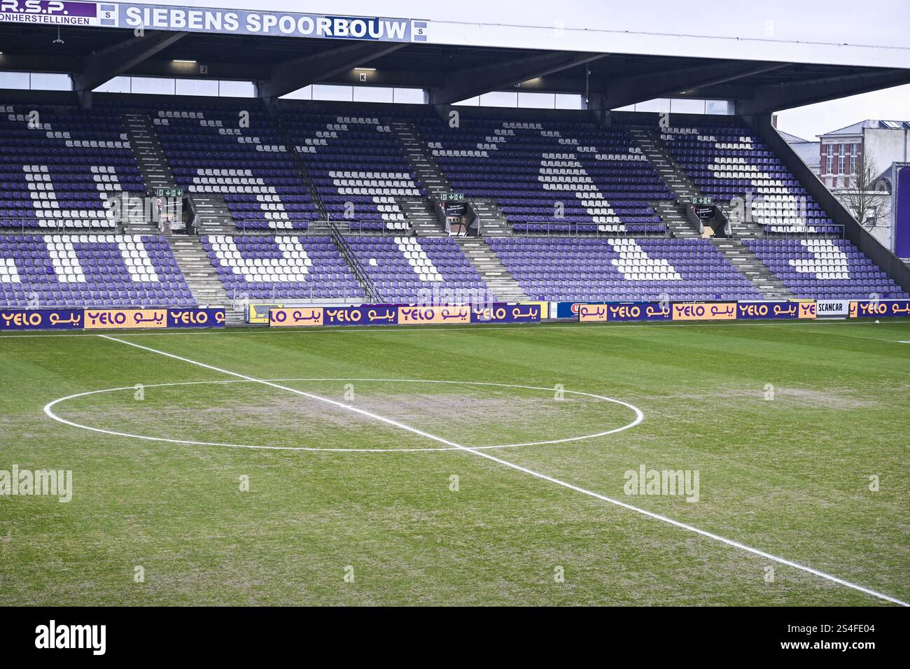 Antwerp, Belgium. 12th Jan, 2025. Beerschot's 't Kiel Olympisch Stadion ...