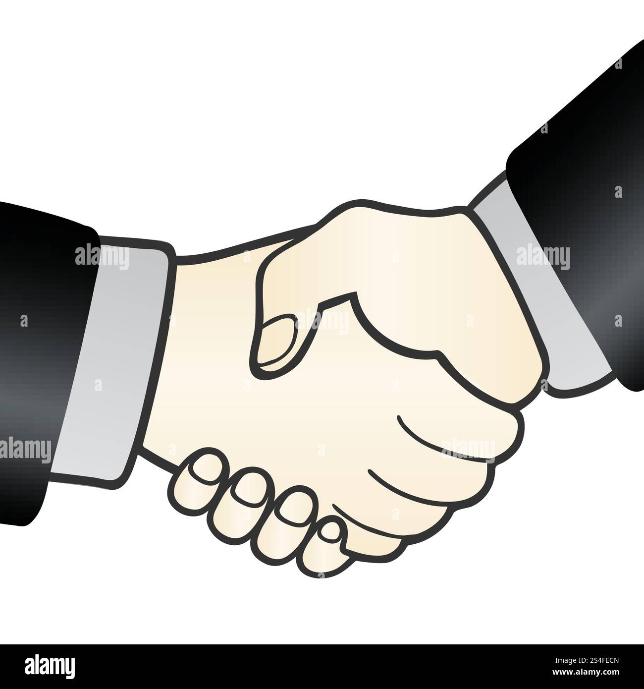 Modern meeting human hands Stock Vector Images - Alamy