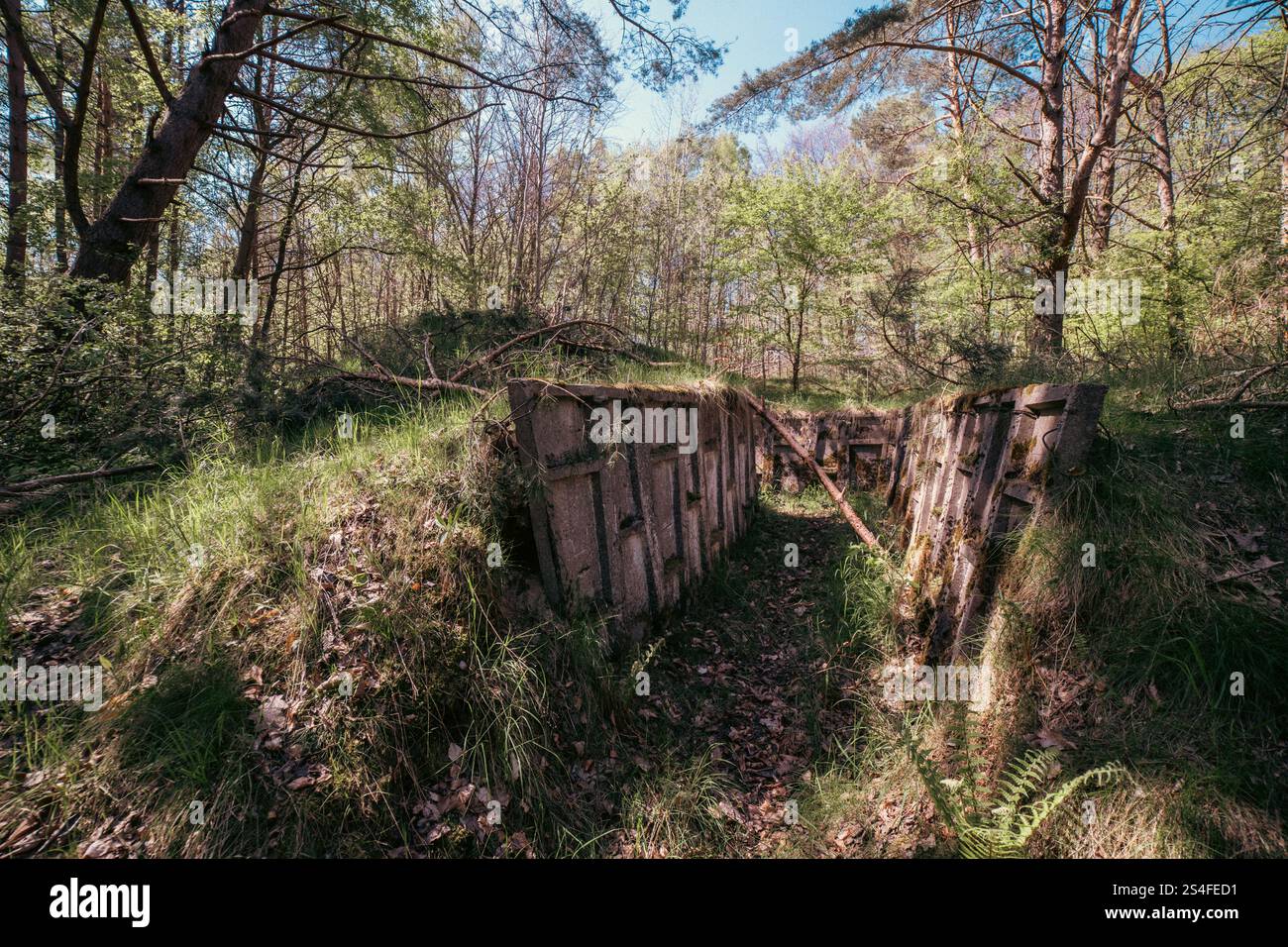 War remnants bunker hi-res stock photography and images - Alamy