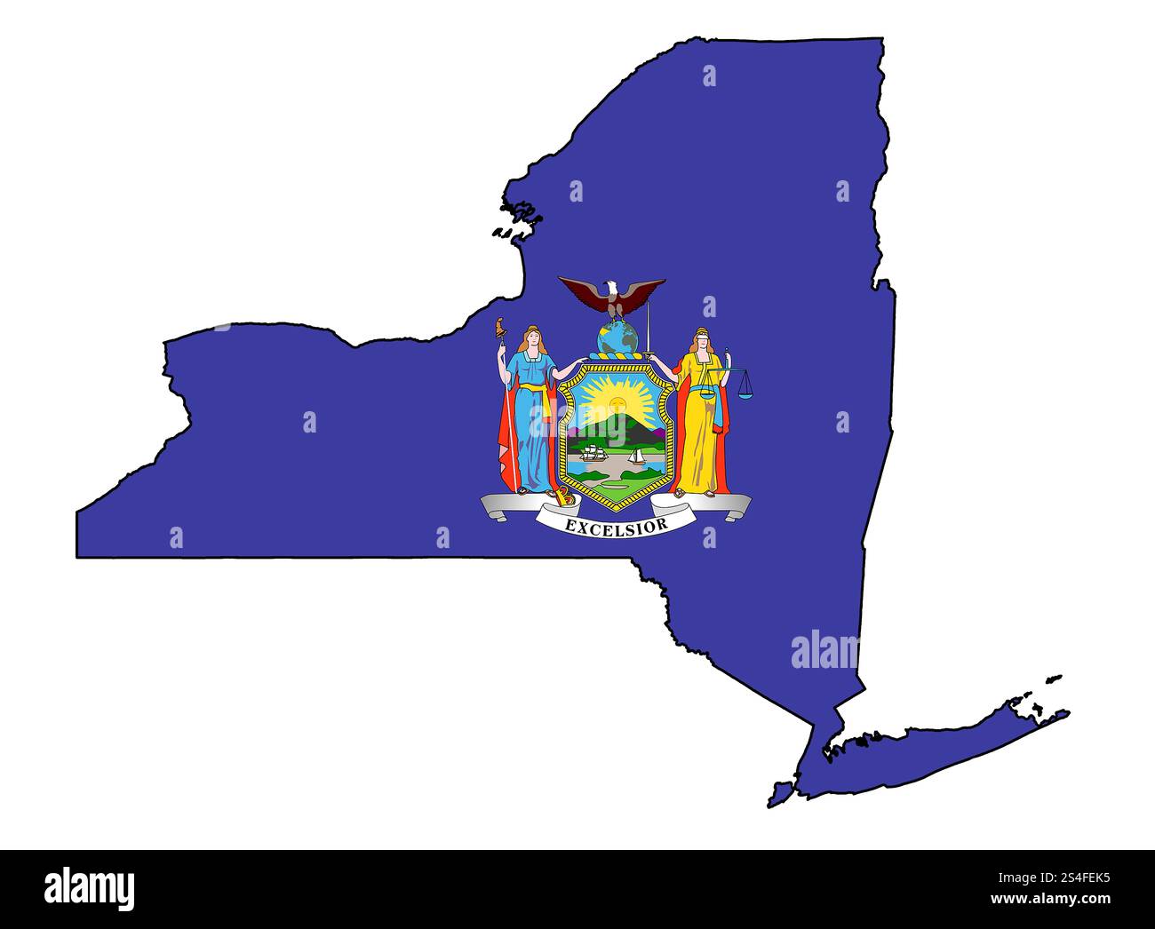 New york boundary Cut Out Stock Images & Pictures - Alamy