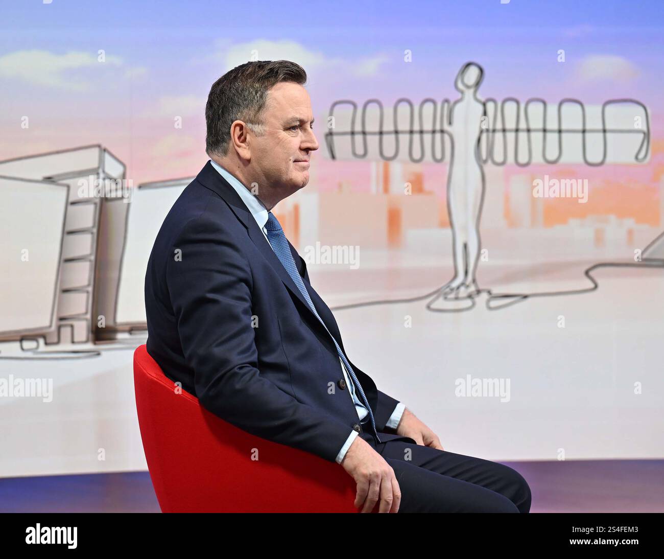 Mel Stride, shadow chancellor of the Exchequer arrives at BBC ...