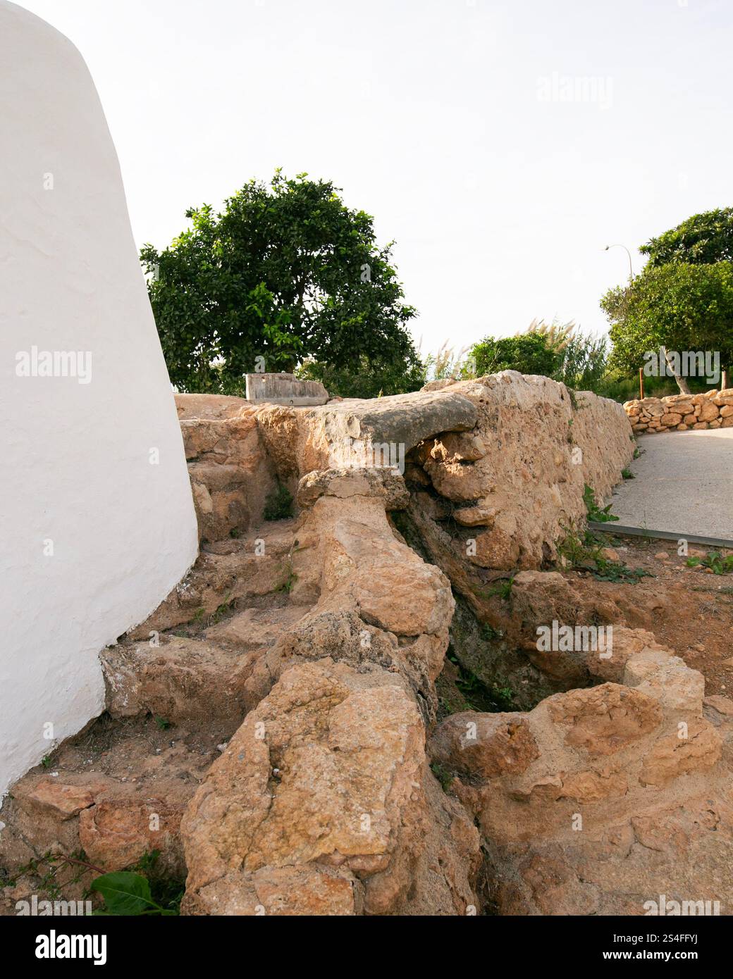 Ibiza, Spain; 1st June 2025: Old Can Planetes country house in the town ...