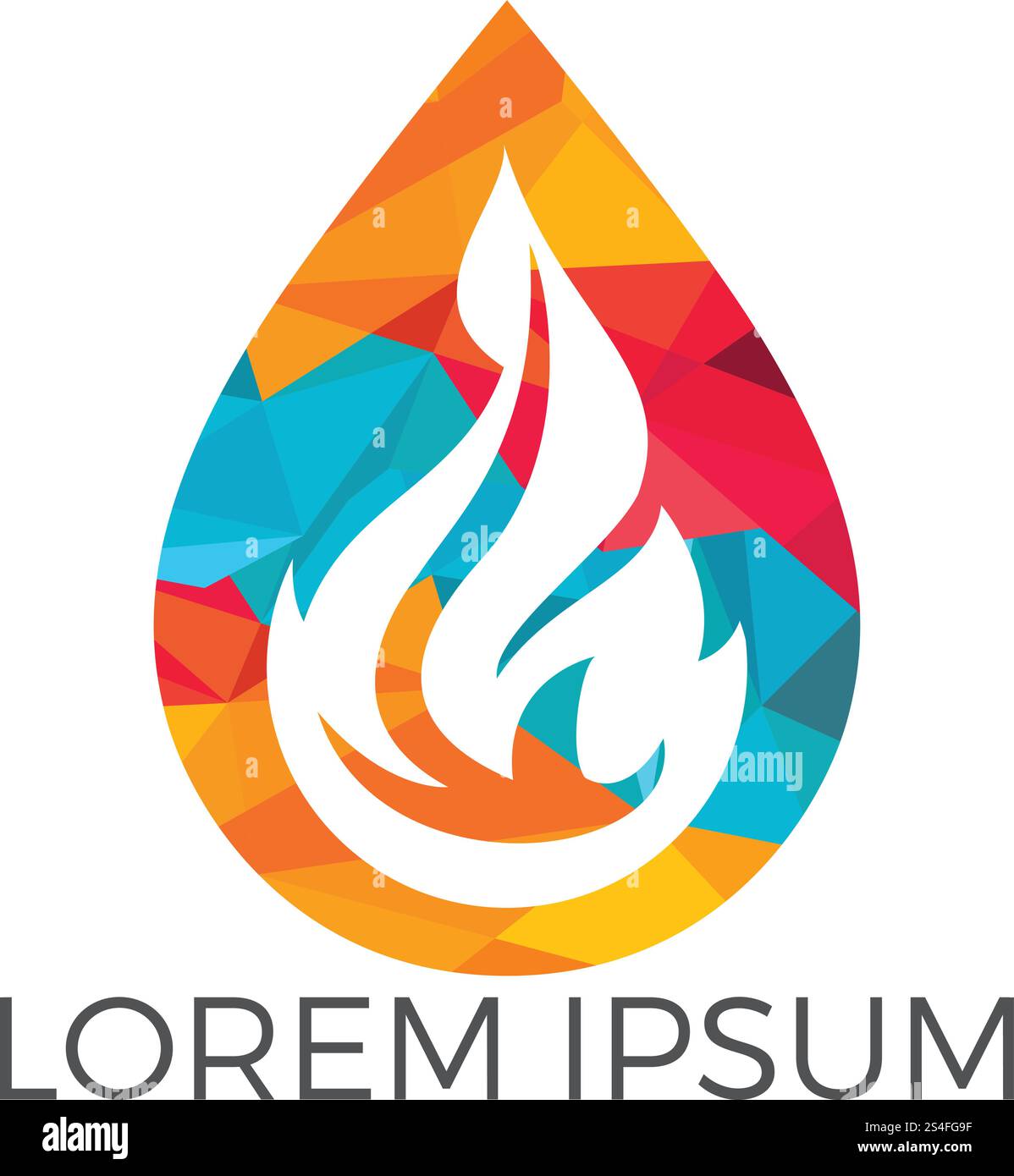 Fire Water Logo Fire Logo Design Vector Art PNG, Fire Water Logo