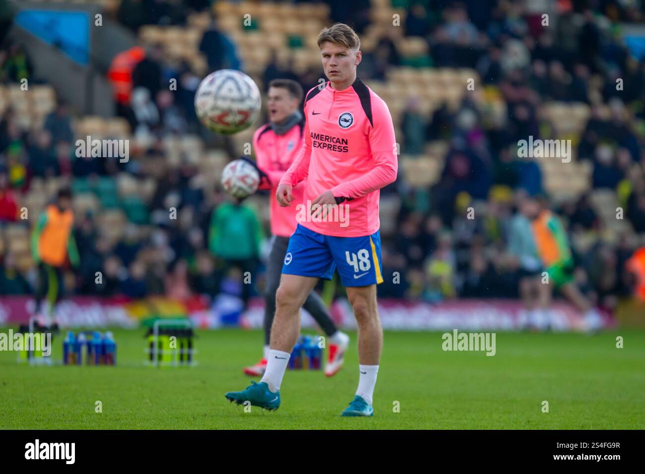 Carrow Road, Norwich on Saturday 11th January 2025. Ed Turns of ...