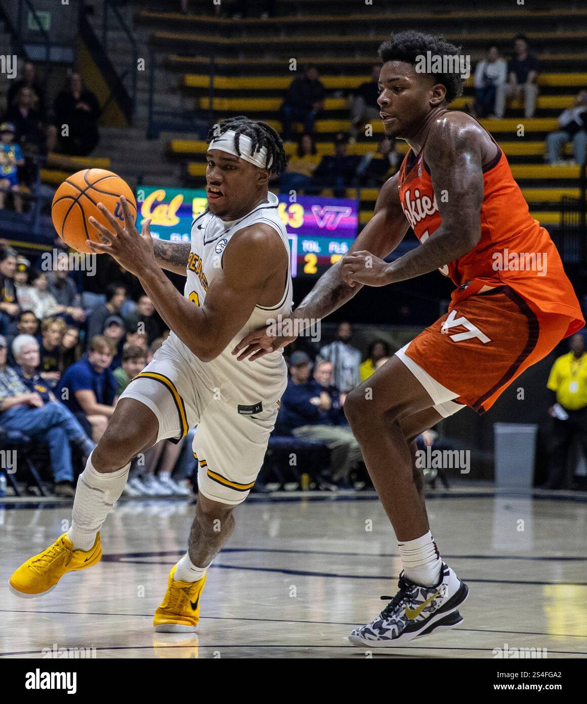 Haas Pavilion Berkeley Calif, USA. 11th Jan, 2025. CA U.S.A. California ...