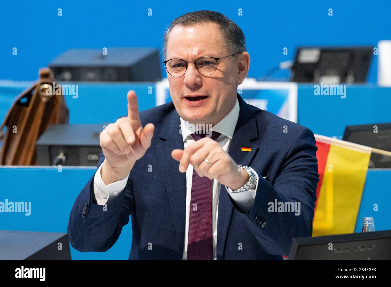 Tino Chrupalla, AfD national chairman and AfD parliamentary group ...