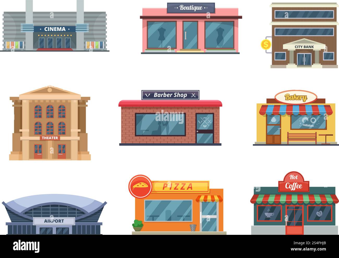 Mini stores and others vector pictures hi-res stock photography and ...