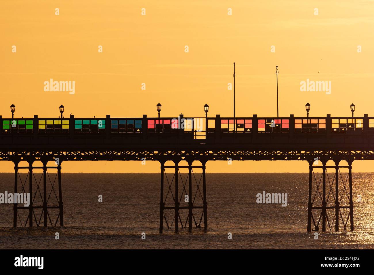 Worthing Pier at Sunset in Winter 2024 Stock Photo - Alamy