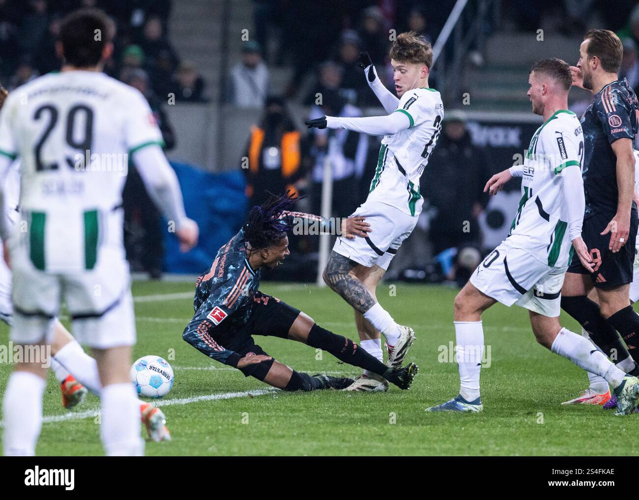 Moenchengladbach, Borussia-Park, 11.01.2025: Michael Olise (FC Bayern ...